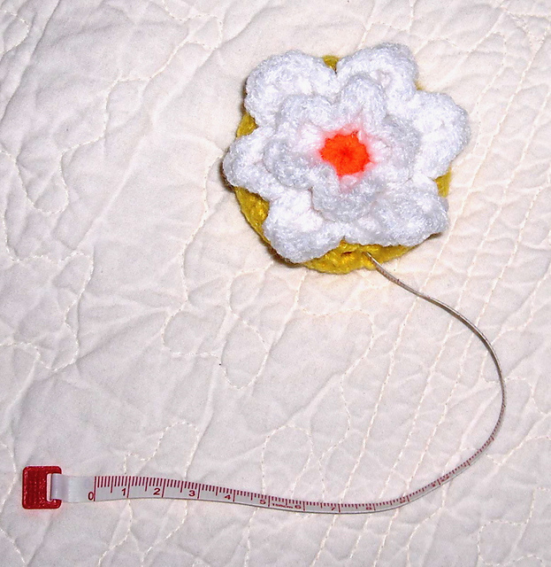 Ravelry: Flower Tape Measure Cover pattern by Joanne Pietzak