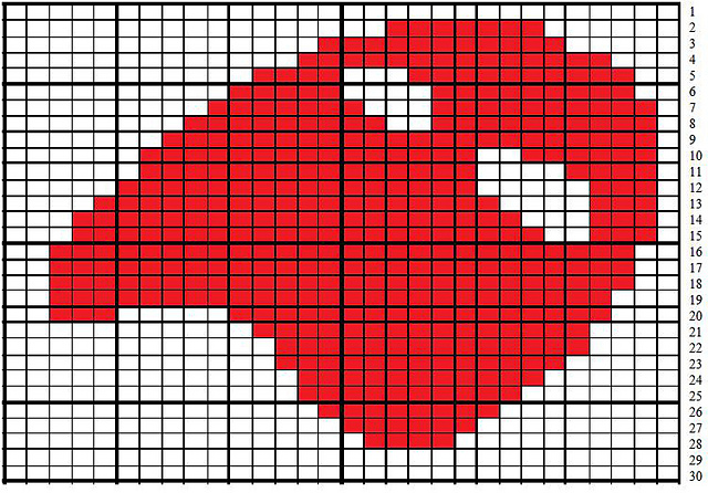 Ravelry: Phantom of the Opera Chart pattern by Jacqui Headley