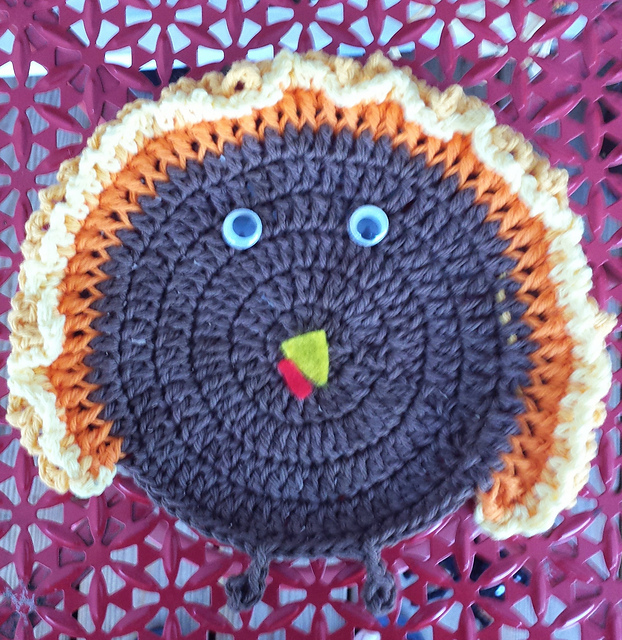 Ravelry: Turkey Gobble Dishcloth pattern by Aurora Suominen