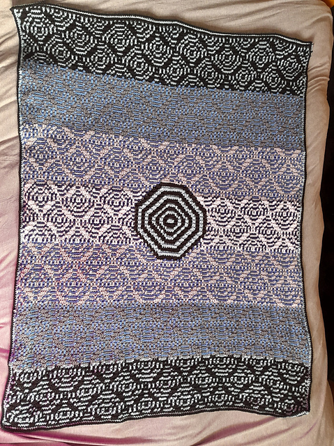 Ravelry: Repeating Circle Blanket pattern by Dragons Flight