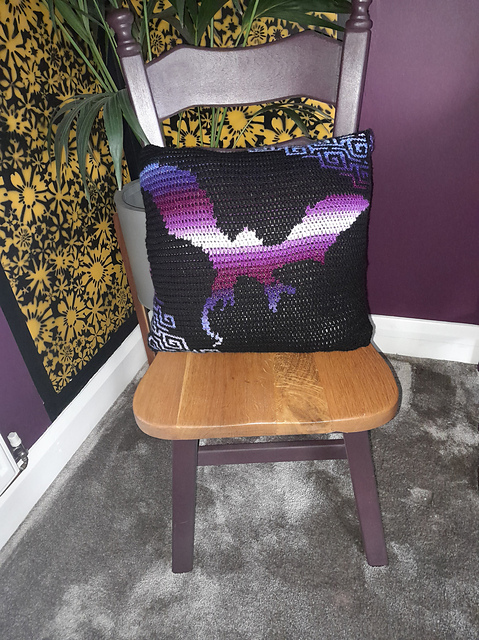 Ravelry: Angry Dragon Cushion pattern by Dragons Flight