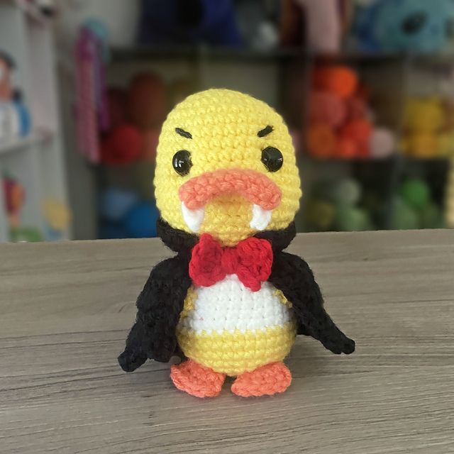 Ravelry: Count Quackula Amigurumi pattern by Drew Hill