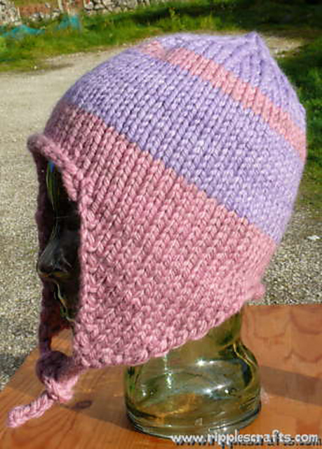 Ravelry: Hat in a Flap pattern by Helen Lockhart