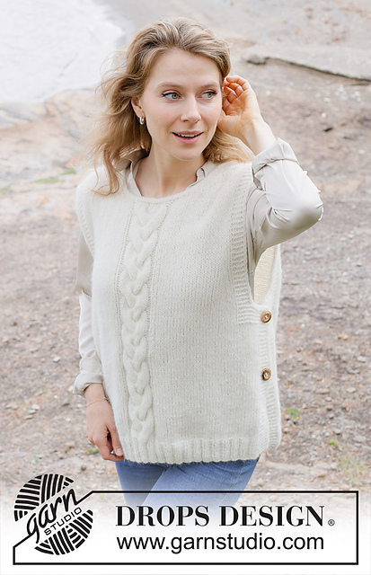 Ravelry: 252-31 Snowfall Vest pattern by DROPS design