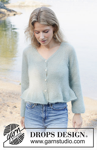 Ravelry: 258-5 Sweet Bell Cardigan pattern by DROPS design