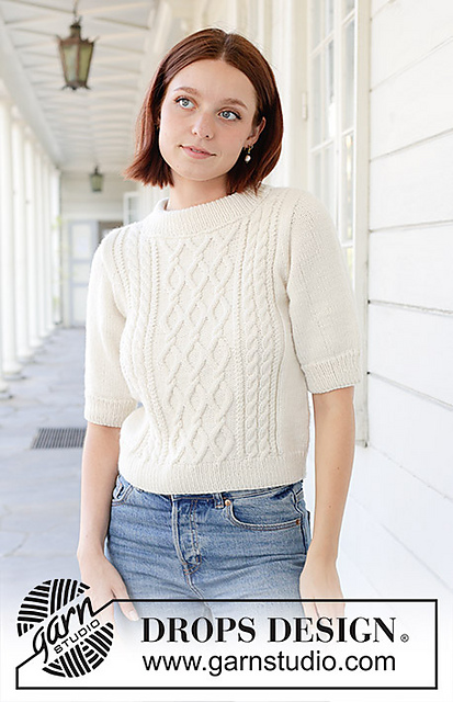 Ravelry: 259-1 April Snow pattern by DROPS design