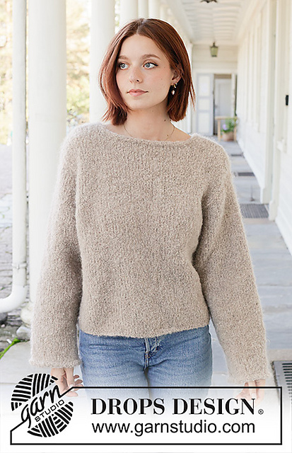Ravelry: 257-12 Maple Mist Sweater pattern by DROPS design