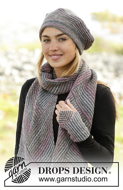 Ravelry: 171-48 Tara Scarf pattern by DROPS design