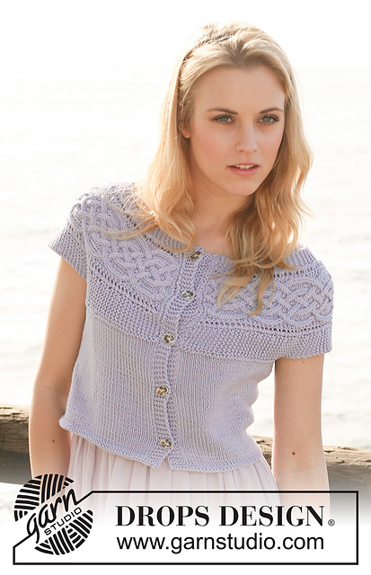 Ravelry: 119-28 Sleeveless jacket pattern by DROPS design