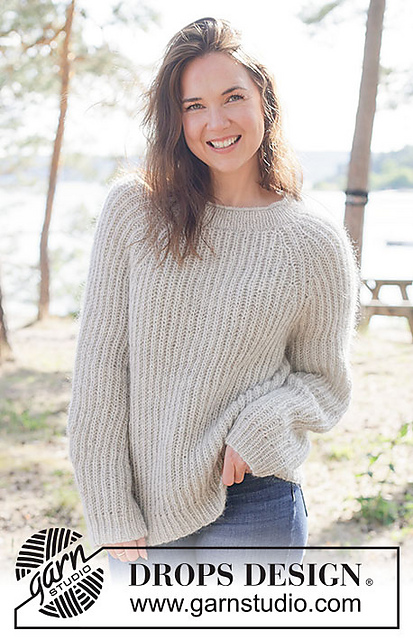 Ravelry: 263-3 Casual Lines Sweater pattern by DROPS design