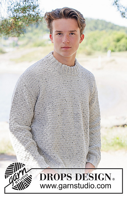 Ravelry: 260-2 Grey Thistle Sweater pattern by DROPS design