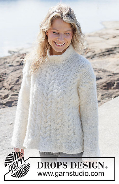 Ravelry: 264-28 Moon Thread Sweater pattern by DROPS design