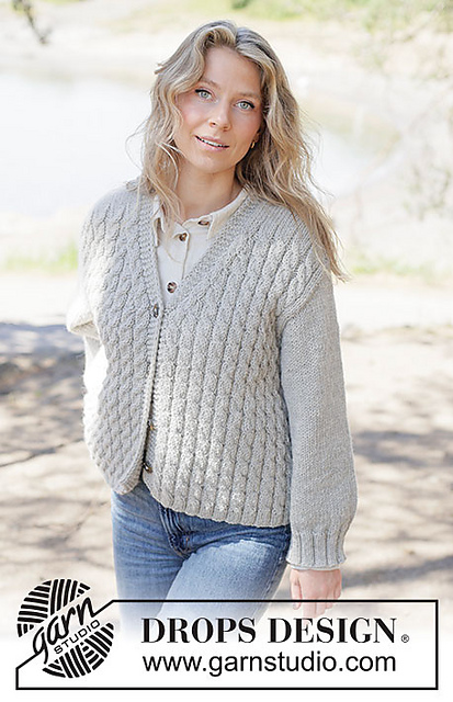 Ravelry: 263-27 Soft Spire Cardigan pattern by DROPS design