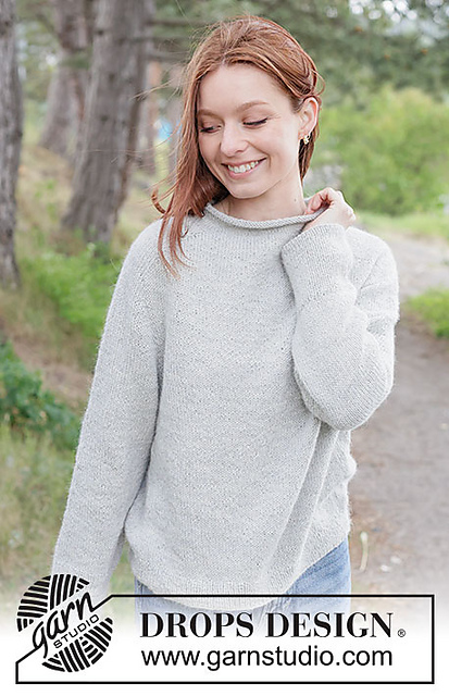 Ravelry: 264-34 Winter’s Breath Sweater pattern by DROPS design