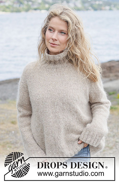 Ravelry: 262-24 Frosted Oats Sweater pattern by DROPS design
