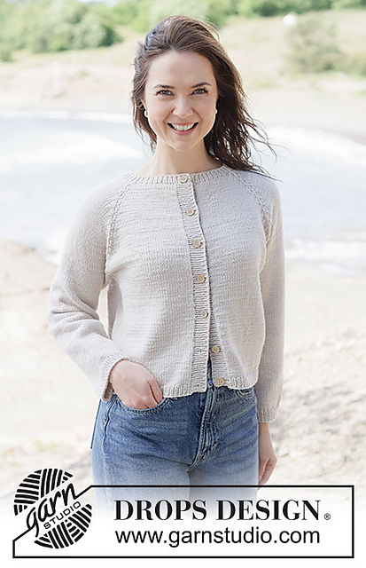Ravelry: 264-16 Frost Petal Cardigan pattern by DROPS design