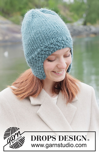 Ravelry: 261-44 Tidebound Twist Hat pattern by DROPS design