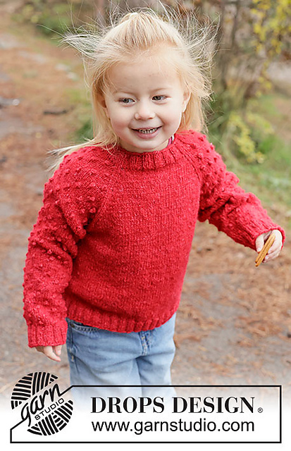 Ravelry: 50-14 Cherry Pop Sweater pattern by DROPS design