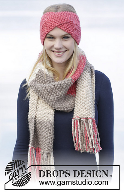 Ravelry: 164-26 Eyes On Me Scarf pattern by DROPS design