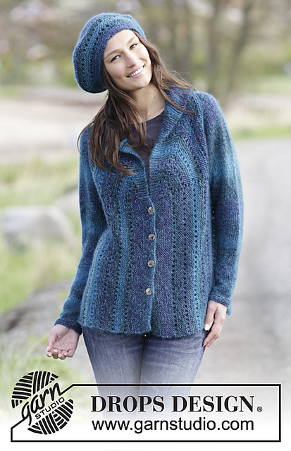 Ravelry: 166-34 Blue Danube Jacket pattern by DROPS design