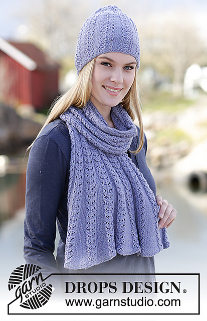 Ravelry: 0-1173 Ice Flower Shawl pattern by DROPS design