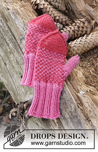 Ravelry: S27-3 Warmhearted Mittens pattern by DROPS design