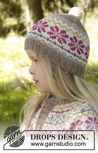 Ravelry: S27-6 Prairie Fairy Hat pattern by DROPS design