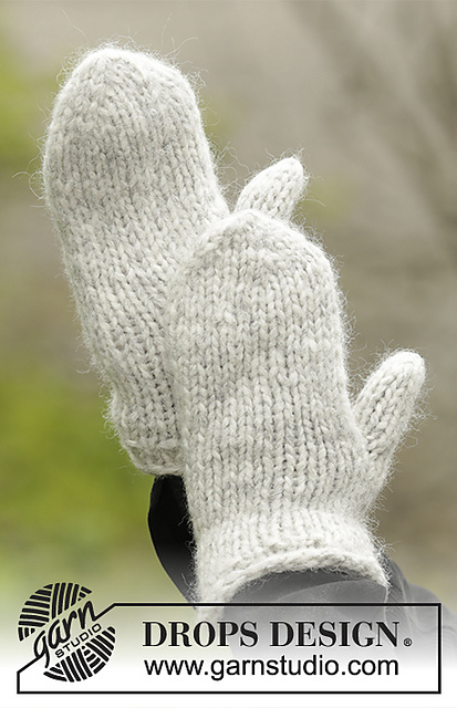 Ravelry: 0-1322 Winter Cozy Mittens pattern by DROPS design