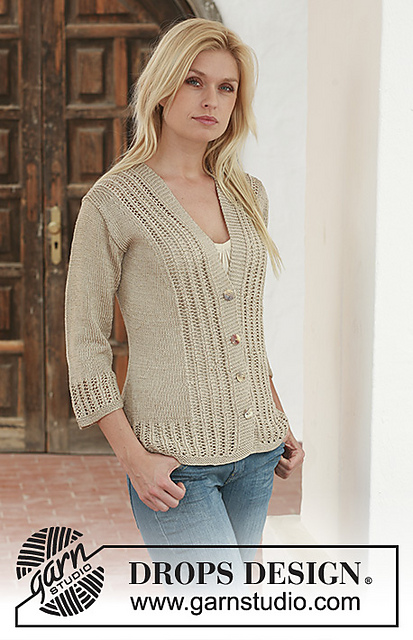 Ravelry: 111-27 Sand Ripples pattern by DROPS design