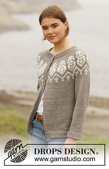 Ravelry: 207-6 Mandal Jacket pattern by DROPS design