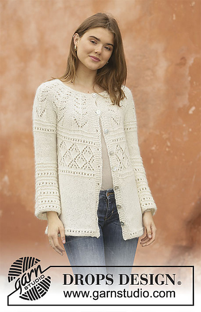 Ravelry: 207-23 Story of Snow Jacket pattern by DROPS design