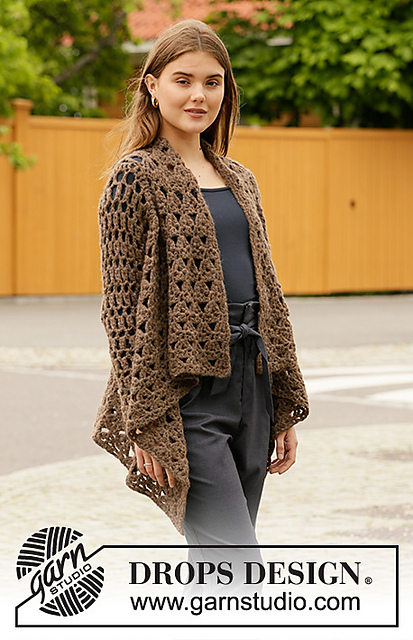 Ravelry: 206-46 Chocolate Waterfall pattern by DROPS design