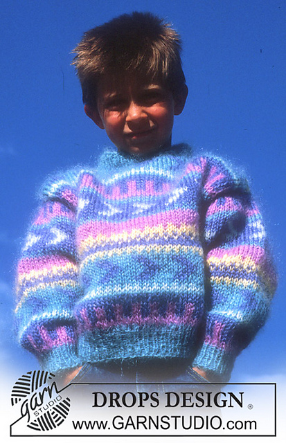 Ravelry: s2-6 Jumper with pattern pattern by DROPS design