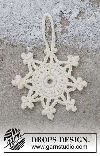 Ravelry: 0-1468 Snow Crystal pattern by DROPS design