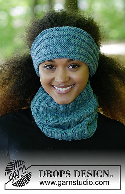 Ravelry: 182-22 a Circled Rib, headband pattern by DROPS design
