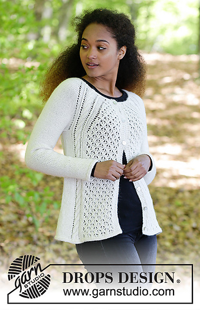 Ravelry: 183-10 Winter Grace Jacket pattern by DROPS design