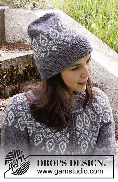 Ravelry: 214-16 Iced Petals Hat pattern by DROPS design
