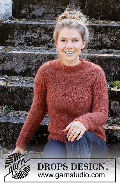 Ravelry: 217-22 Autumn Days Jumper pattern by DROPS design