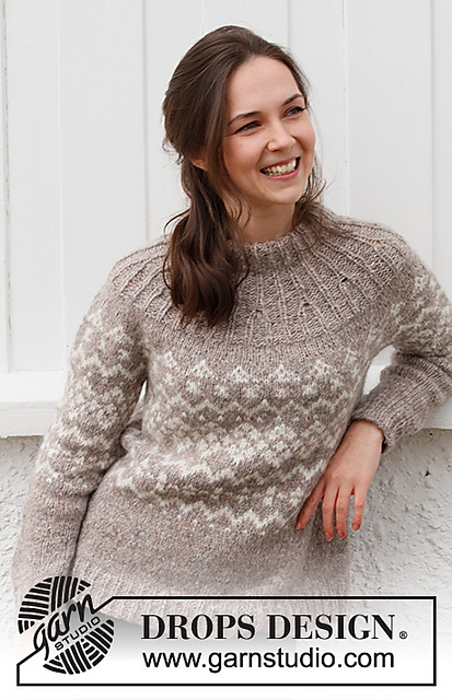 Ravelry: 218-9 Nordic Trails Sweater pattern by DROPS design