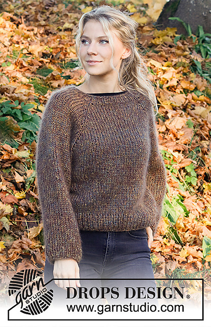Ravelry: 226-2 Woodland Sparkle Sweater pattern by DROPS design