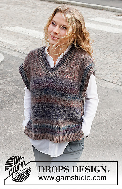 Ravelry: 227-18 Sunset Poem pattern by DROPS design
