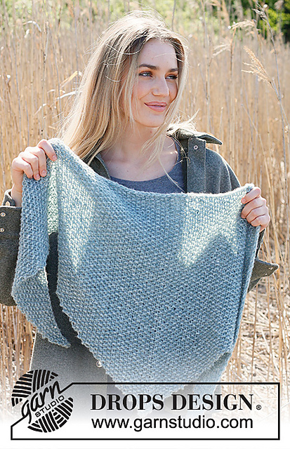 Ravelry: 234-13 Time Apart Shawl pattern by DROPS design