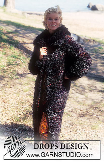 Ravelry: 66-23 Long Coat pattern by DROPS design