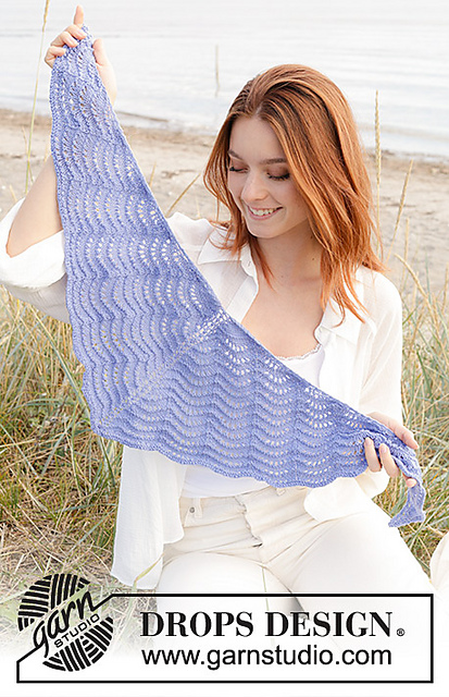 Ravelry: 238-13 Lavender Waves pattern by DROPS design