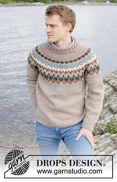 Ravelry: 246-4 Autumn Reflections Sweater pattern by DROPS design