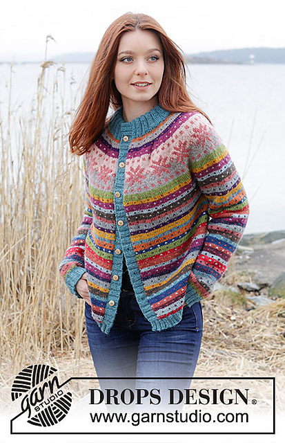 Ravelry: 245-6 December Carnival Cardigan pattern by DROPS design