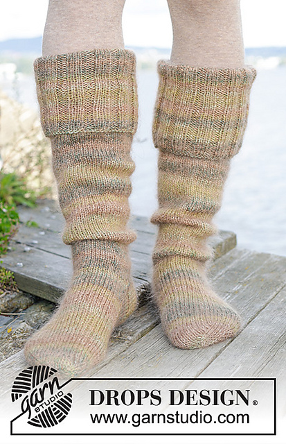Ravelry: 244-35 Mantle Socks pattern by DROPS design