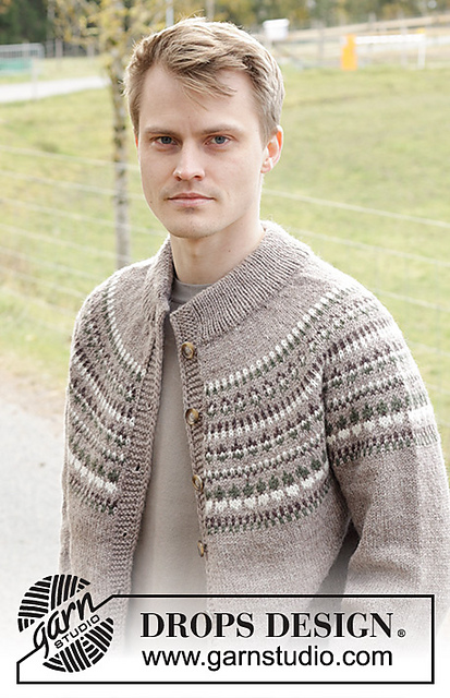 Ravelry: 246-10 Boreal Circle Cardigan pattern by DROPS design