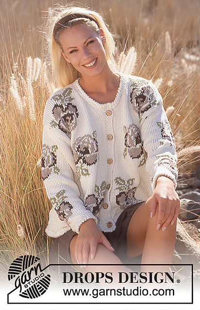 Ravelry: 55-17 Paper Roses pattern by DROPS design