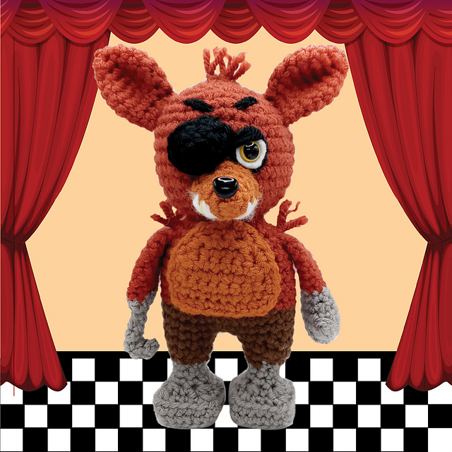 Ravelry: Pizza Fox Animatronic pattern by Deedra Anderson